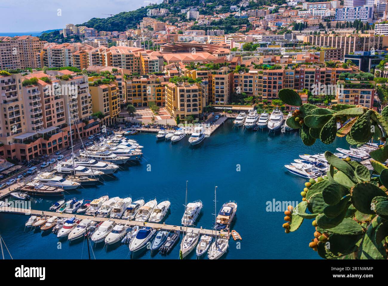 View of the city of Monaco. French Riviera Stock Photo - Alamy