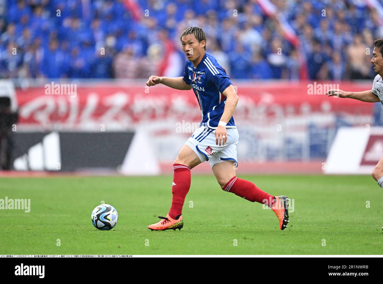 Kanagawa, Japan. 7th May, 2023. Yokohama F Marinos' Shinnosuke Hatanaka ...
