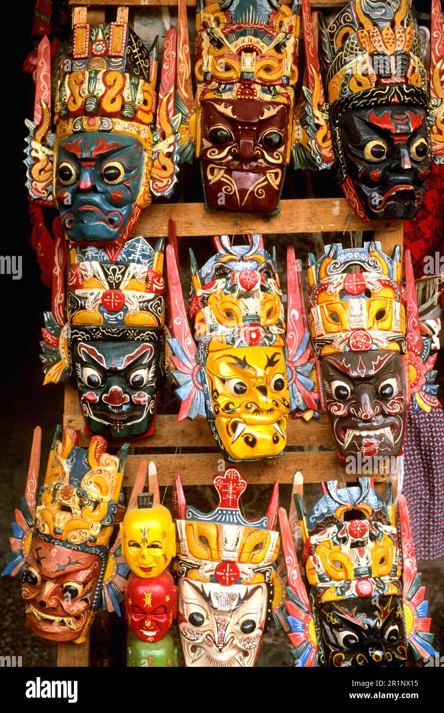 Colorful puppets in Shanghai China Stock Photo - Alamy