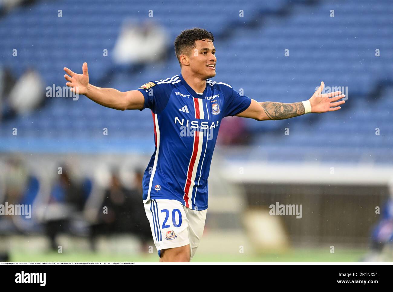 Kanagawa, Japan. 7th May, 2023. Yokohama FMarinos' Yan Matheus ...
