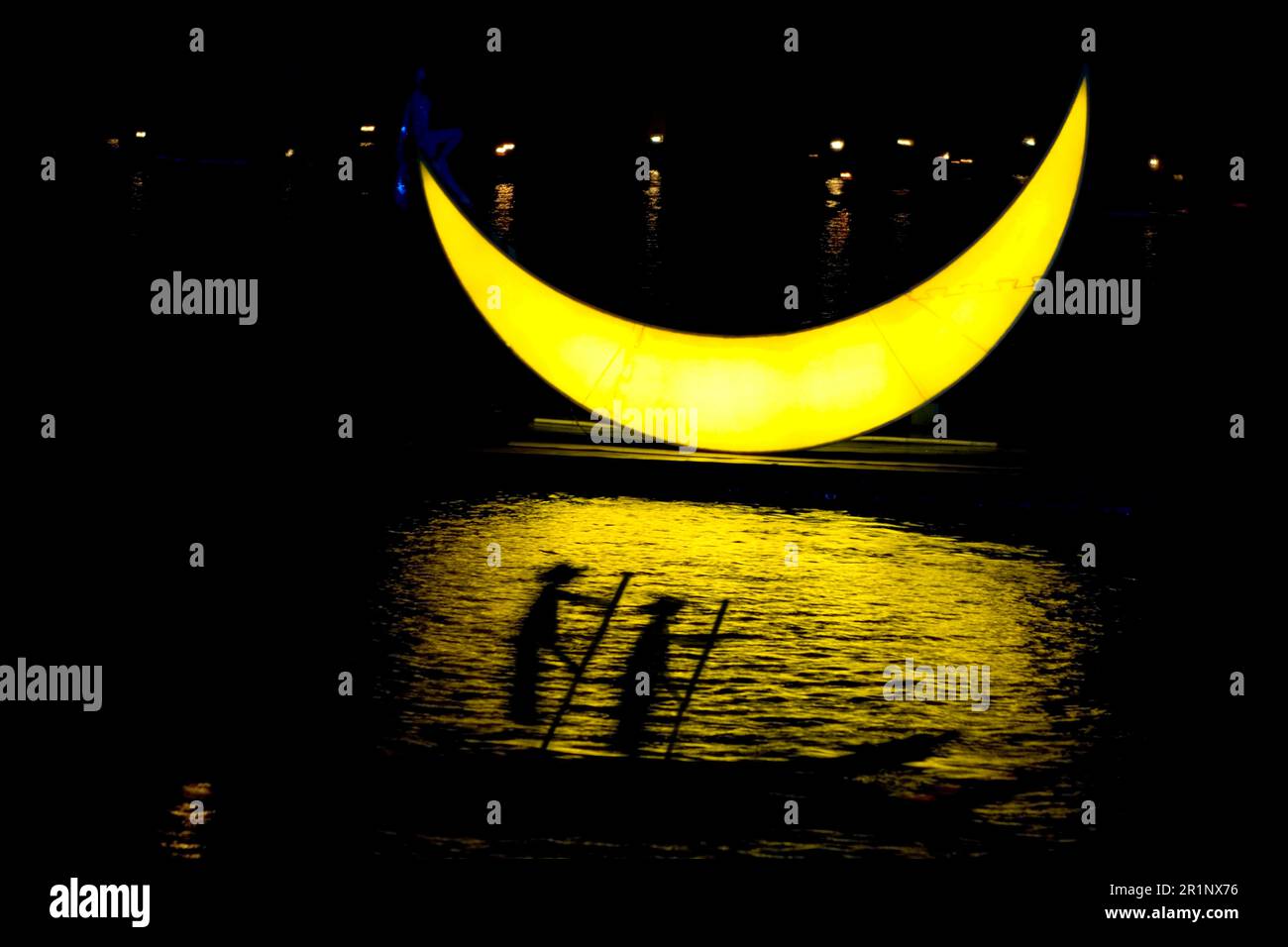 New show on river with costumes on water with 600 actors production in ...