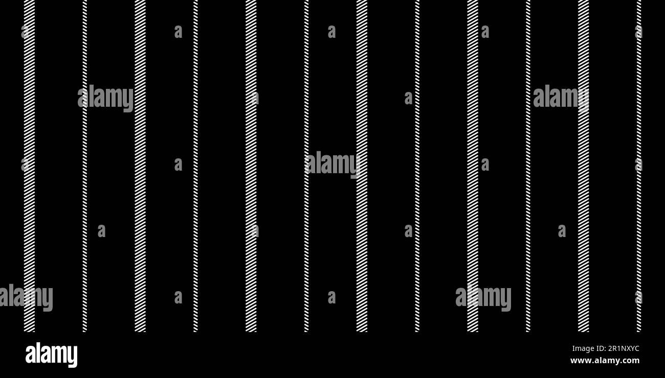 Pinstripe black and white seamless pattern with narrow and wide lines ...