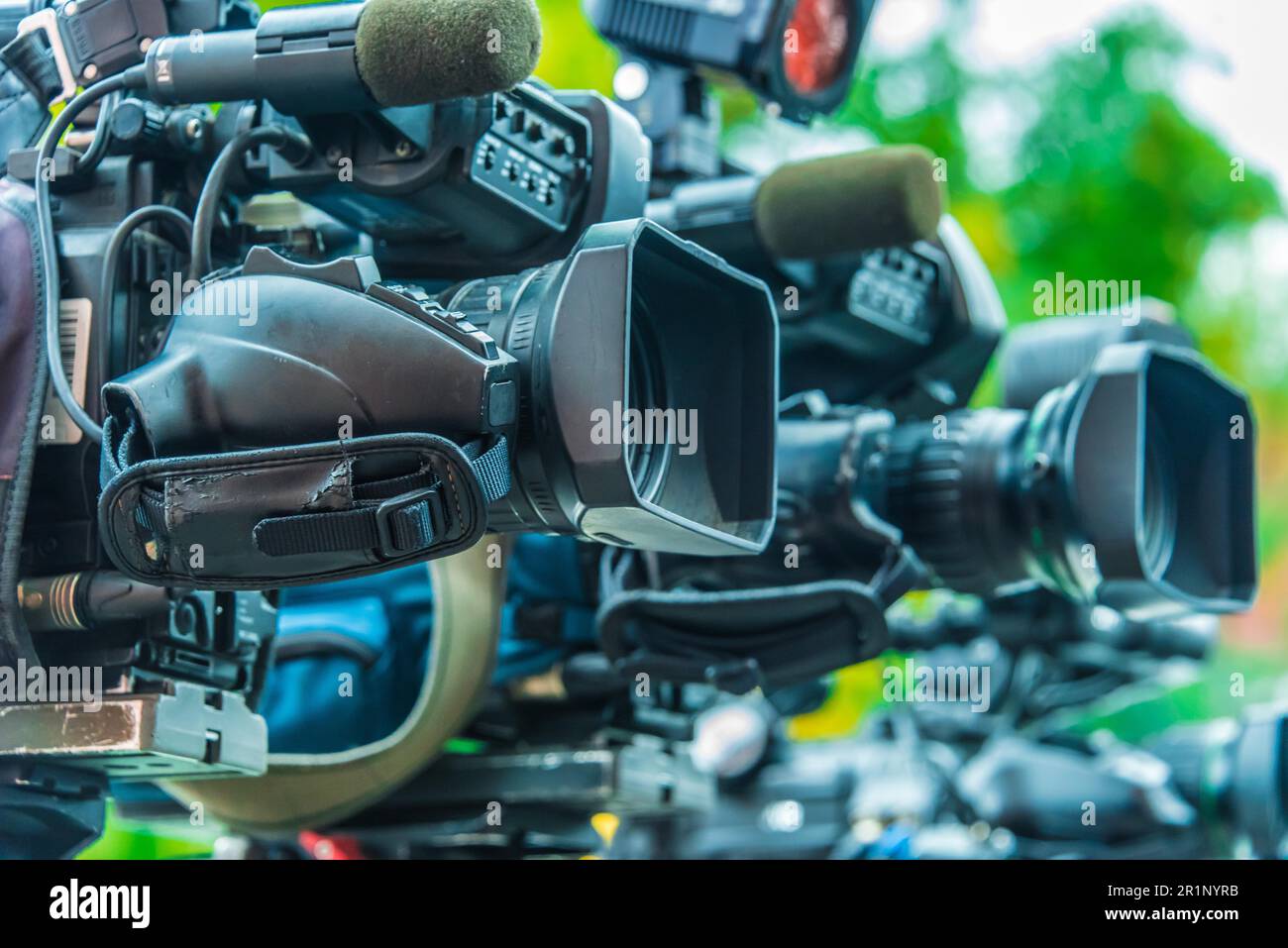 Professional camera recording social hi-res stock photography and ...