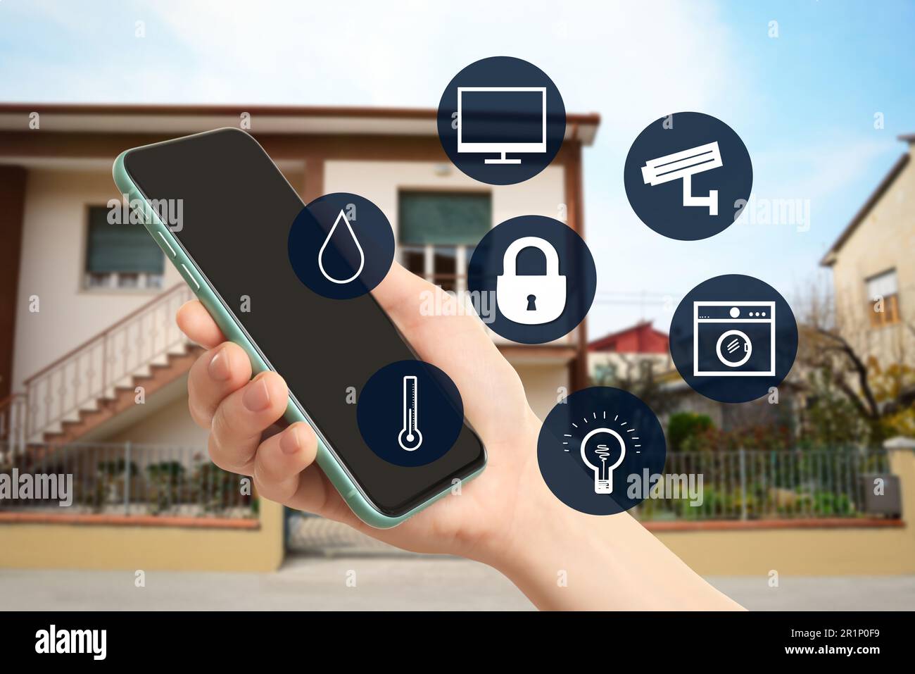 Smart phone house exterior hi-res stock photography and images - Alamy