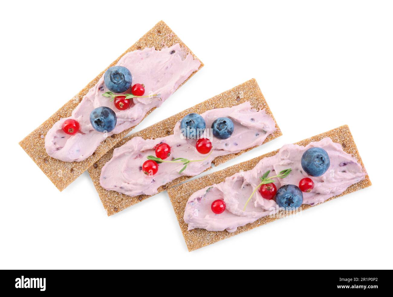 Tasty cracker sandwiches cream Cut Out Stock Images & Pictures - Alamy