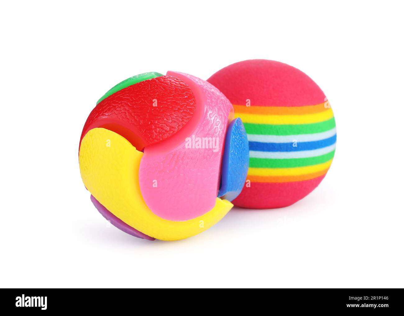 Rainbow toy balls hi-res stock photography and images - Alamy