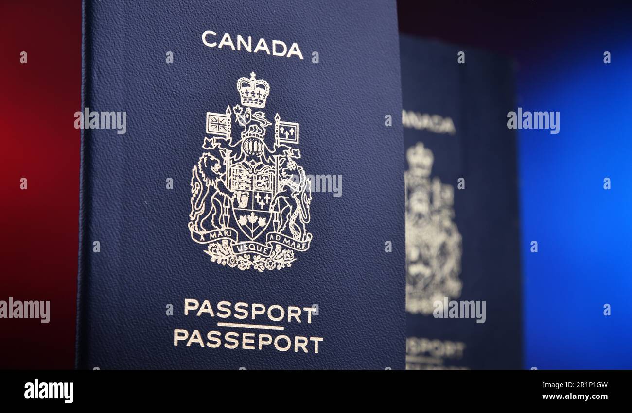 Canadian passports hi-res stock photography and images - Alamy