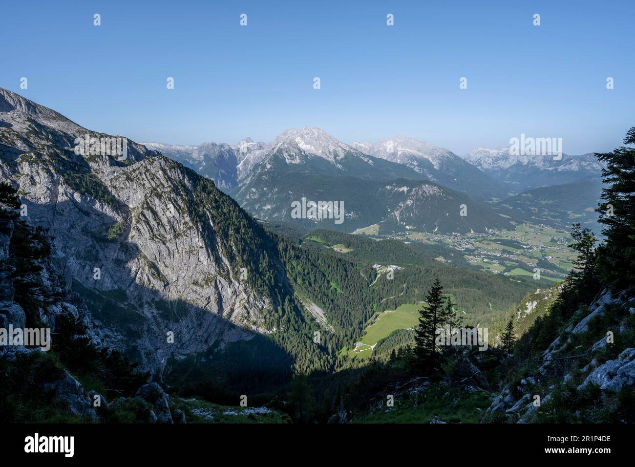 Watzmann, mountain landscape, Berchtesgaden Alps, Berchtesgadener Land ...