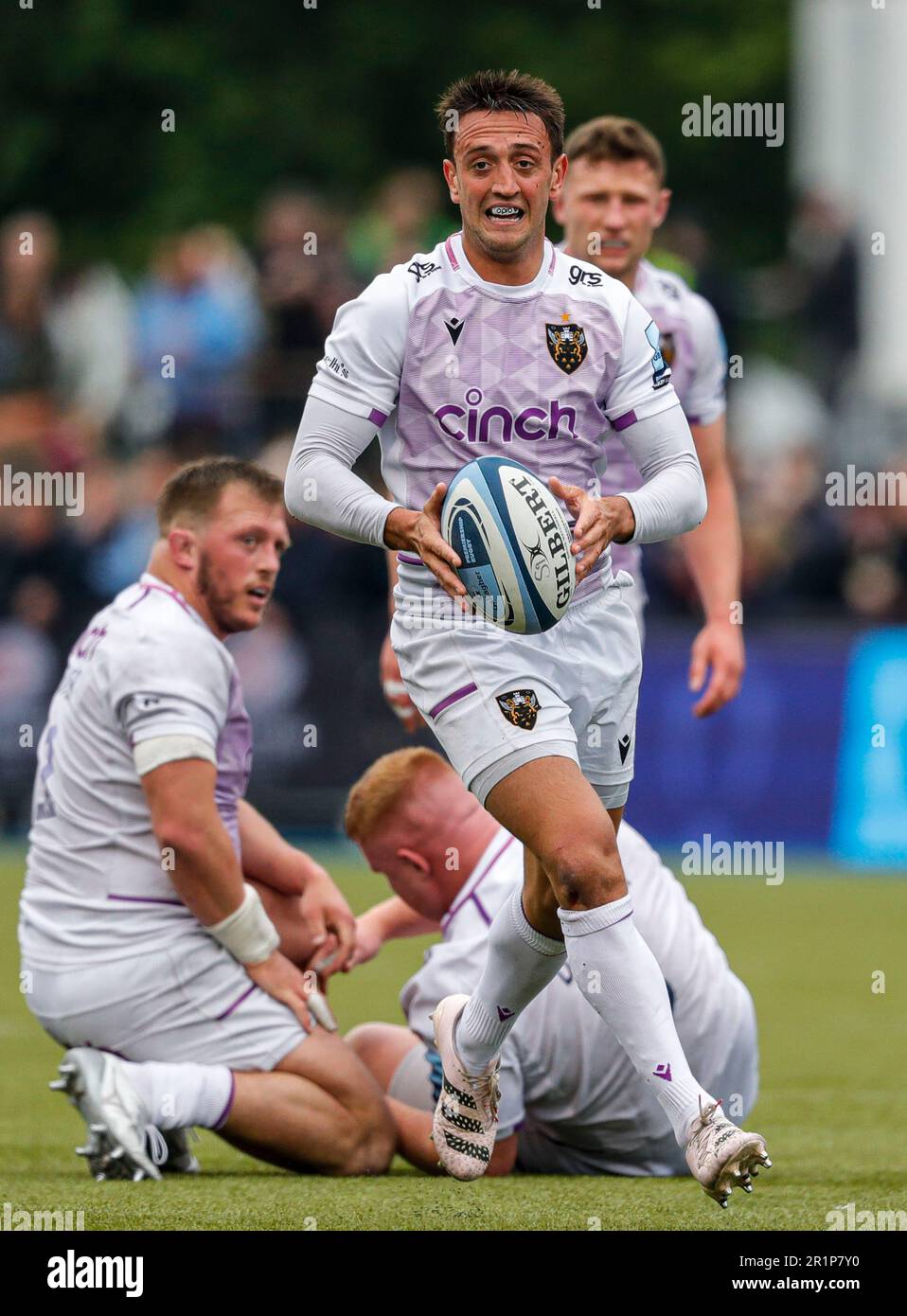 Northampton Saints' Alex Mitchell during the Gallagher Premiership play ...