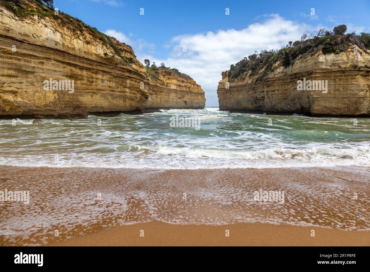 Loch Ard Gorge, on the Great Ocean Road, Australia. Named after the ...