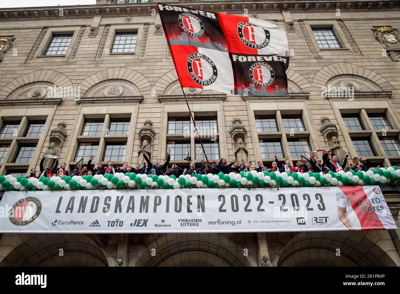Rotterdam, Netherlands. 15th May, 2023.Justin Bijlow of Feyenoord ...