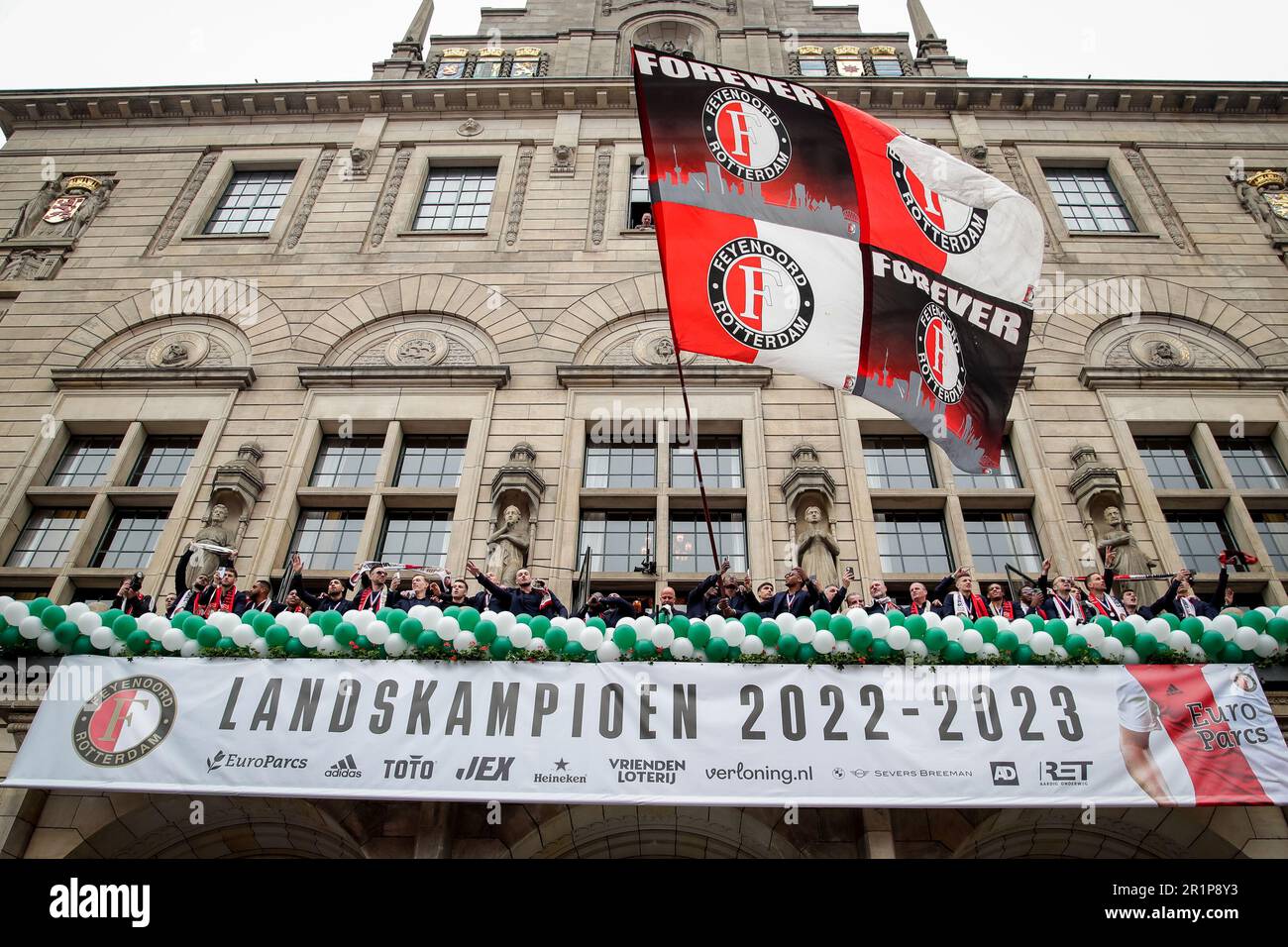 Rotterdam, Netherlands. 15th May, 2023.Justin Bijlow of Feyenoord ...