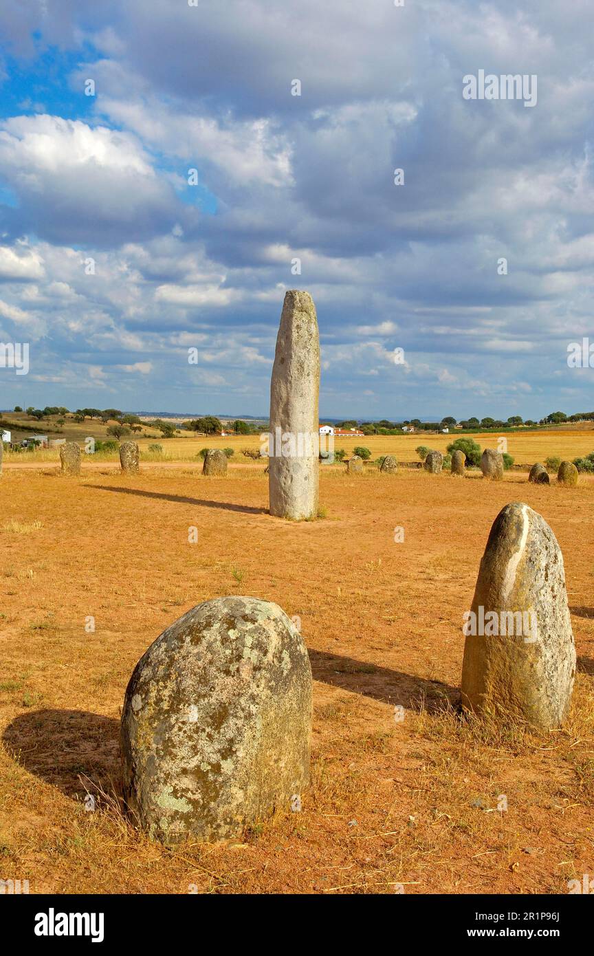 Cromeleque de Xarez, Megalithic Site near Monsaraz, Telheiro, Evora ...