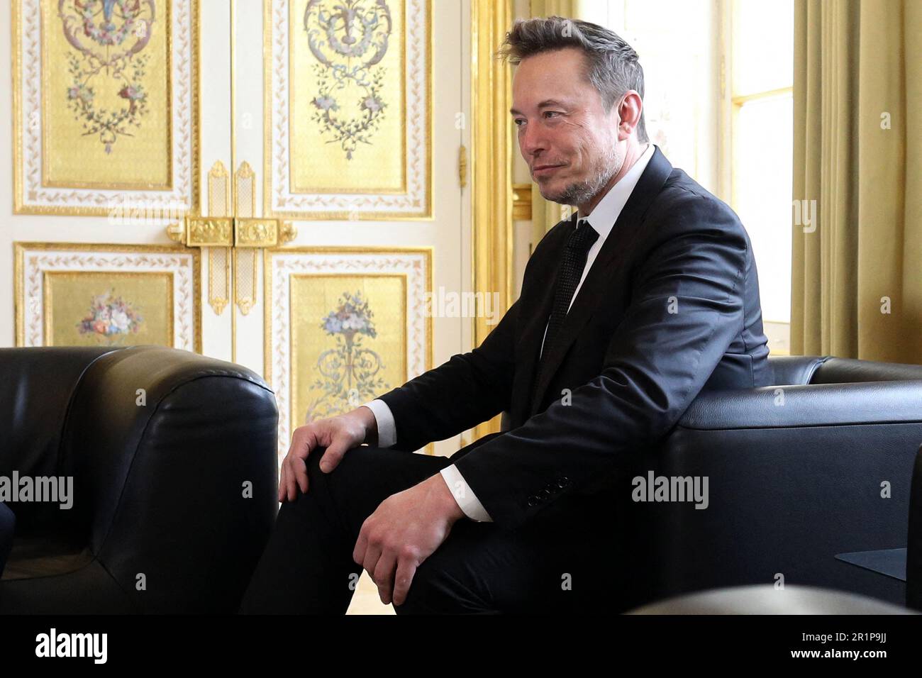 Paris, France. 15th May, 2023. paceX, Twitter and electric car maker ...