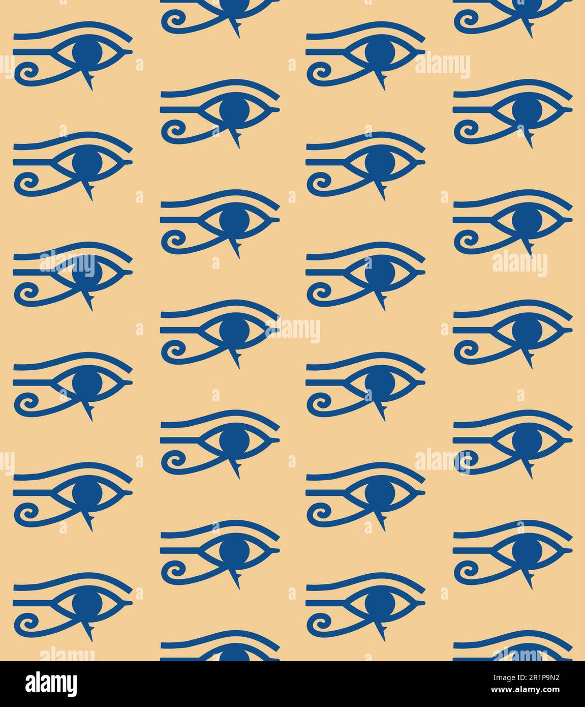 Vector seamless pattern of Egypt pharaoh eye Stock Vector Image & Art ...
