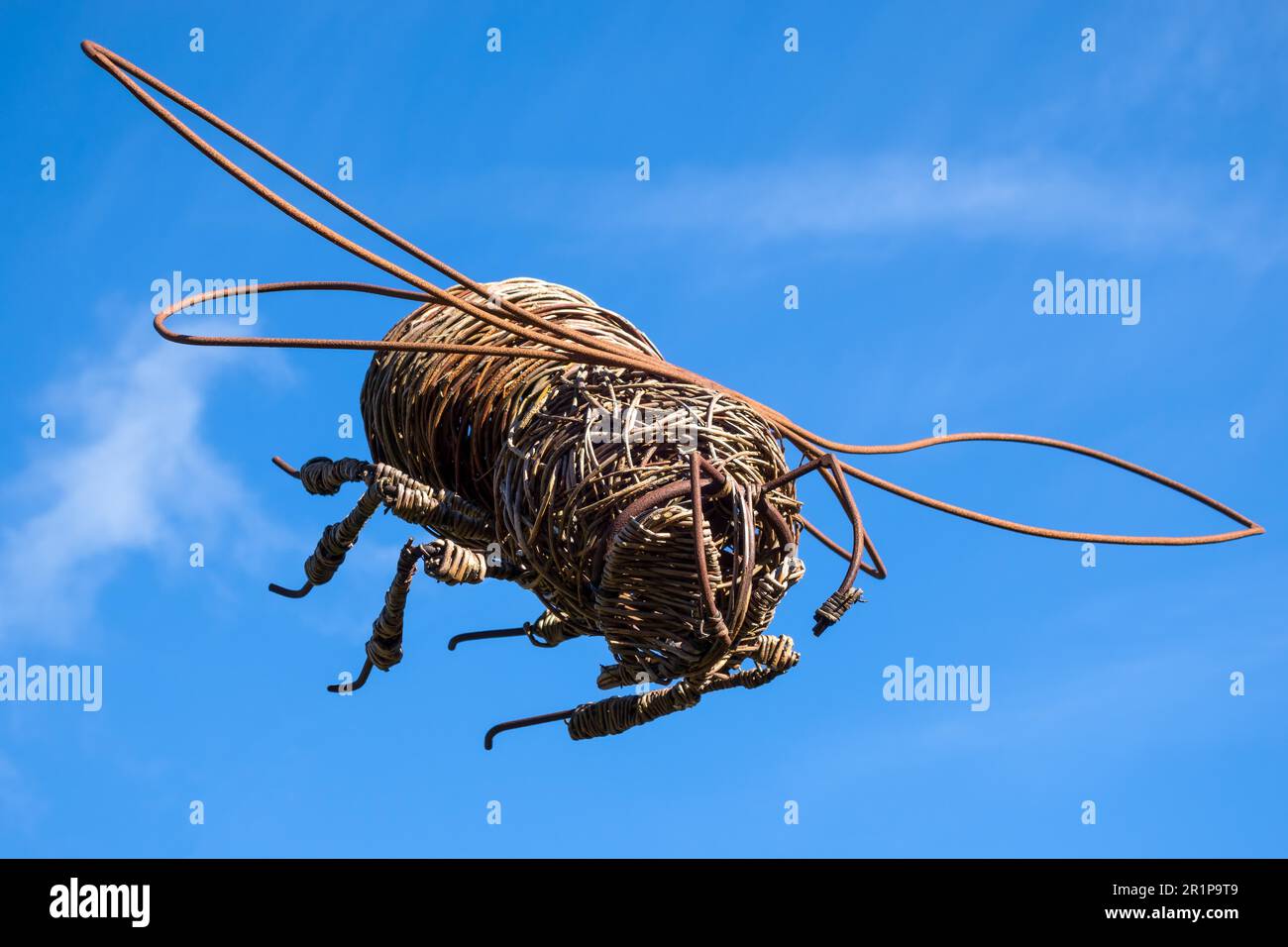 Artificial flying wasp Stock Photo - Alamy