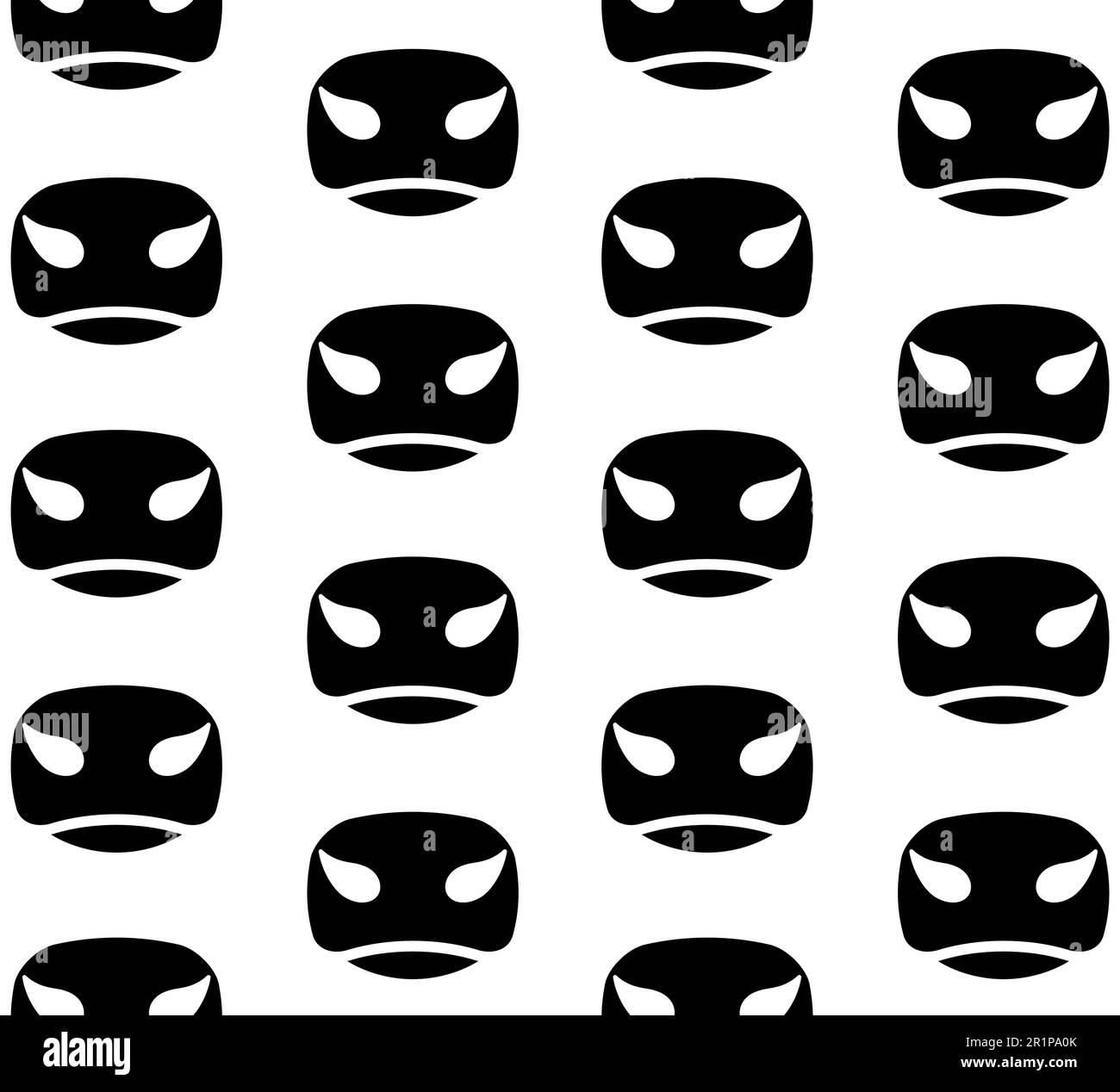 Vector seamless pattern of flat cow nose mouth Stock Vector Image & Art ...