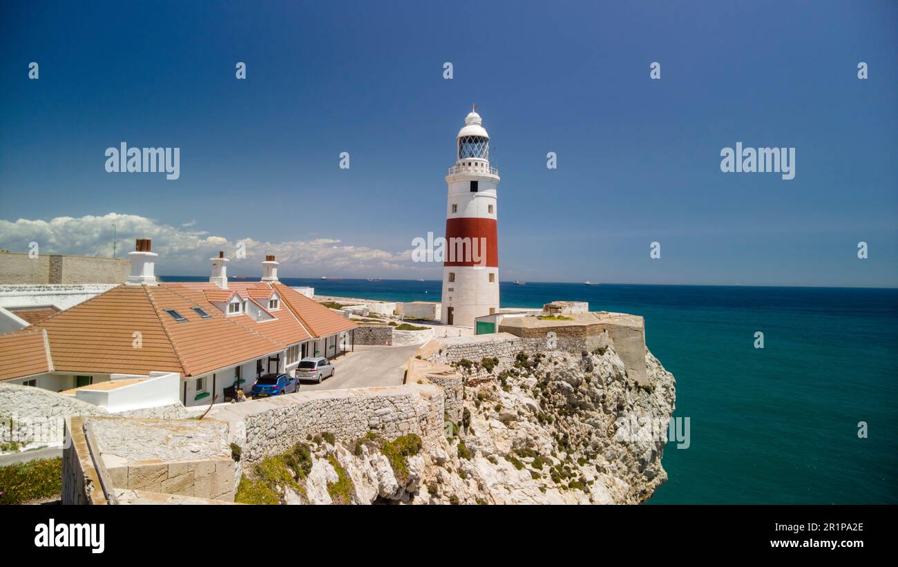Gibraltar punta europa lighthouse hi-res stock photography and images ...