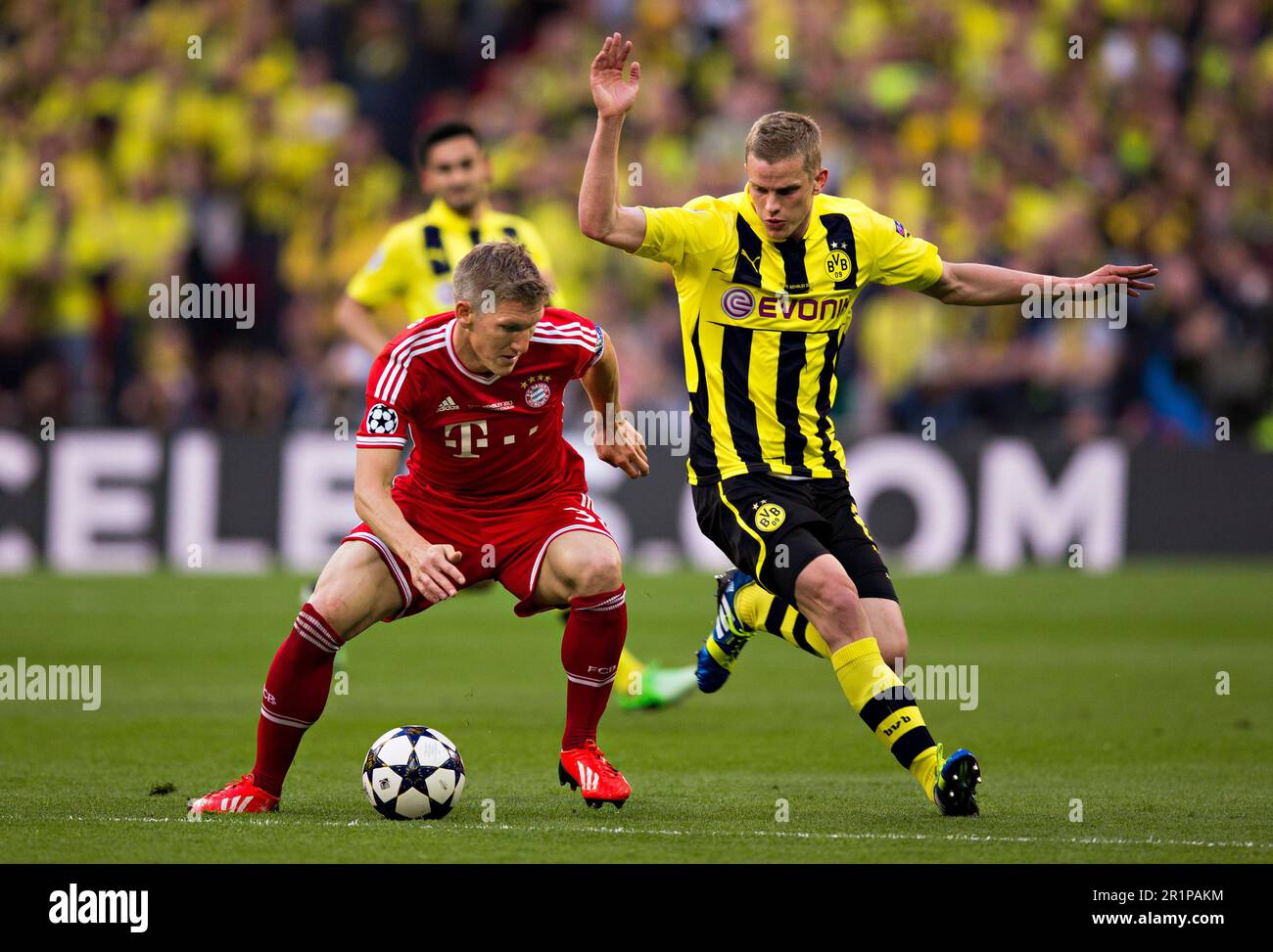 London, 25.05.2013, Wembley Bastian Schweinsteiger (FCB), Sven Bender ...