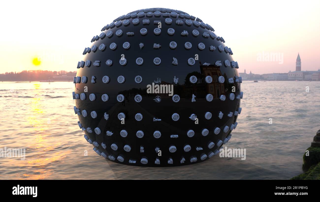 A sphere with the most pious names of 14 Infallibles in Twelver Shia ...