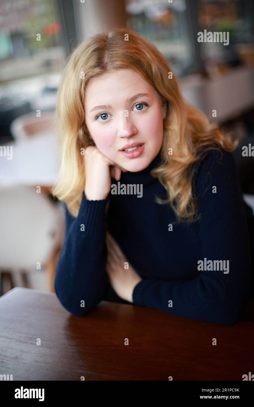 PRODUCTION - 11 May 2023, Hamburg: Actress Pauline Pollmann at a photo ...