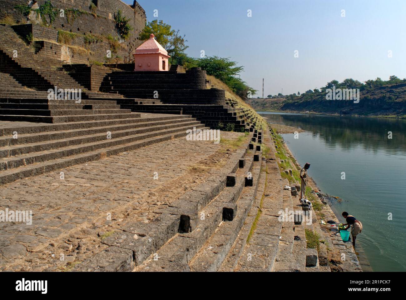 Ancient Laxmi Narsipur Temple and Ghat on river Nira and Bhimas ...