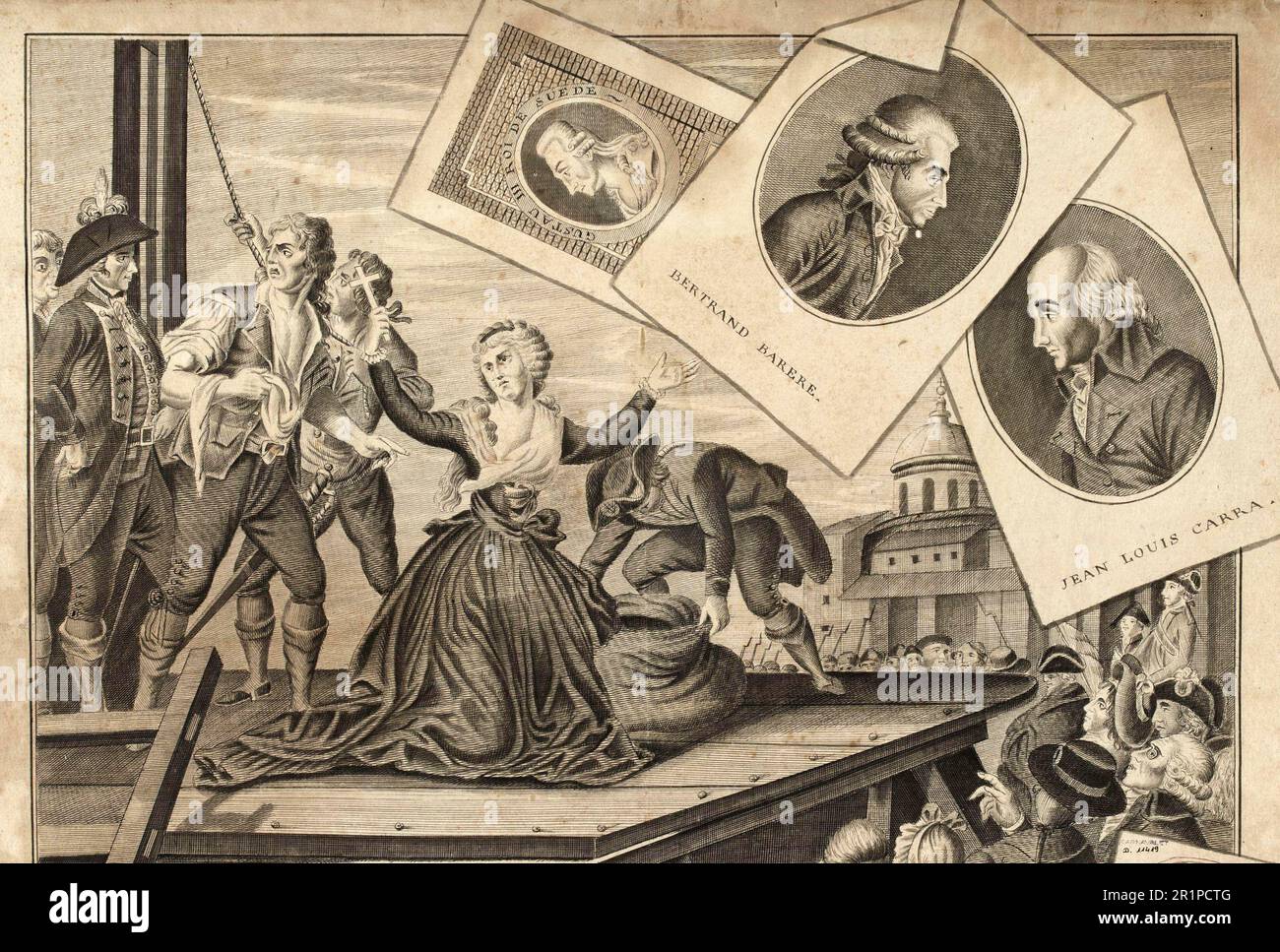 The last torture of Madame Anne Elisabeth, the sister of King Louis ...