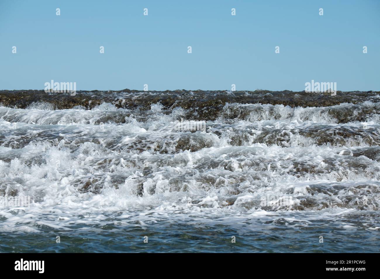 Western Australia, Buccaneer archipelaago, Collier Bay. Water flowing ...