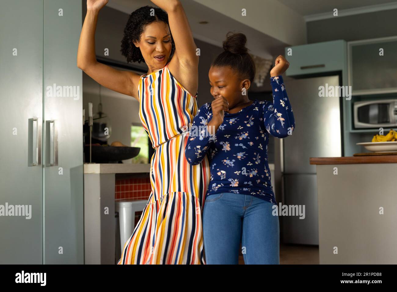 Mother daughter having fun dancing hi-res stock photography and images ...