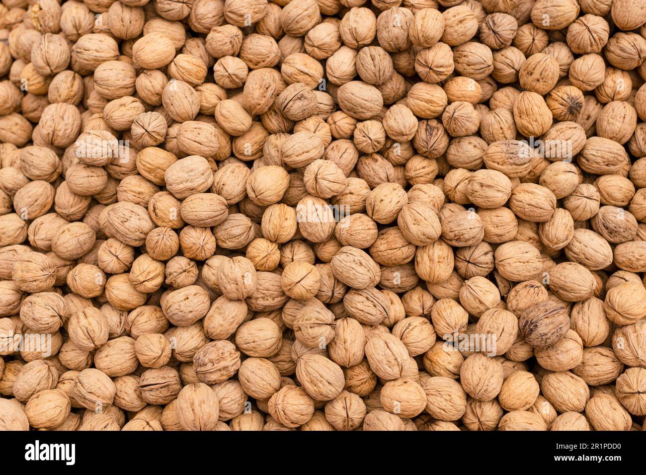 Natural Walnuts with shell background pattern texture. Background of ...