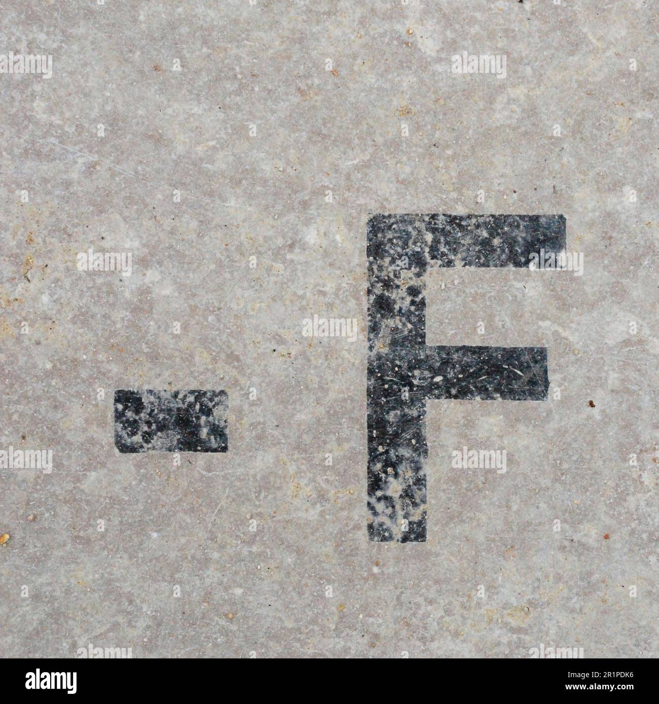 Wall, sign -F Stock Photo - Alamy