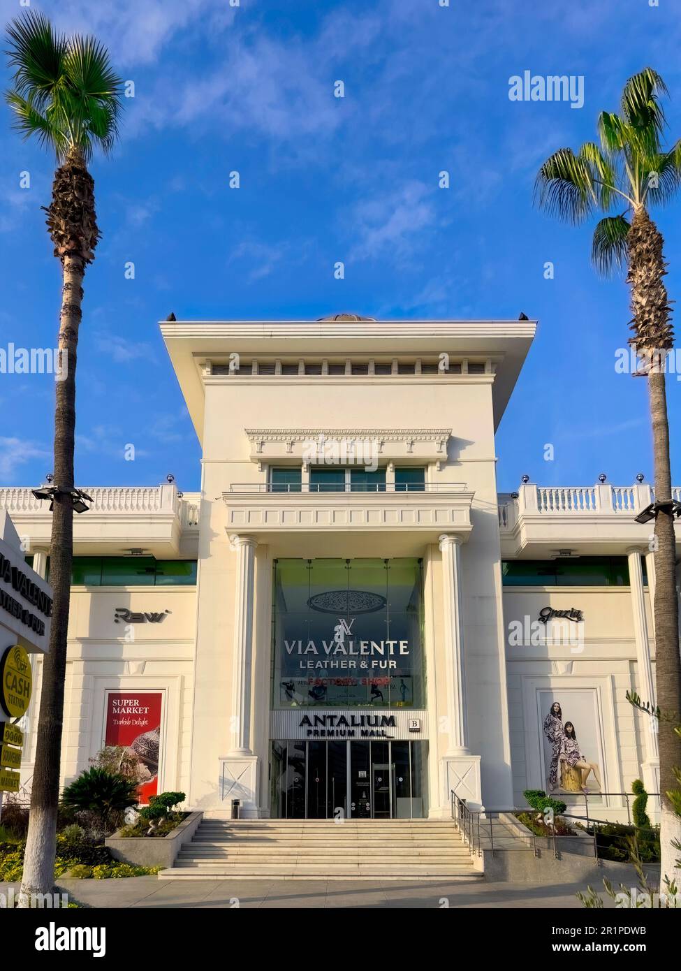 Promenade at Lara Beach, Antalya, Turkey Stock Photo - Alamy