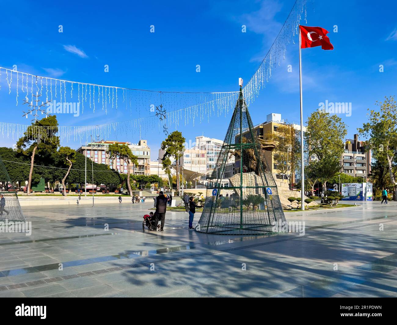 Republic Square (Cumhuriyet Meydani), Antalya, Turkey Stock Photo - Alamy