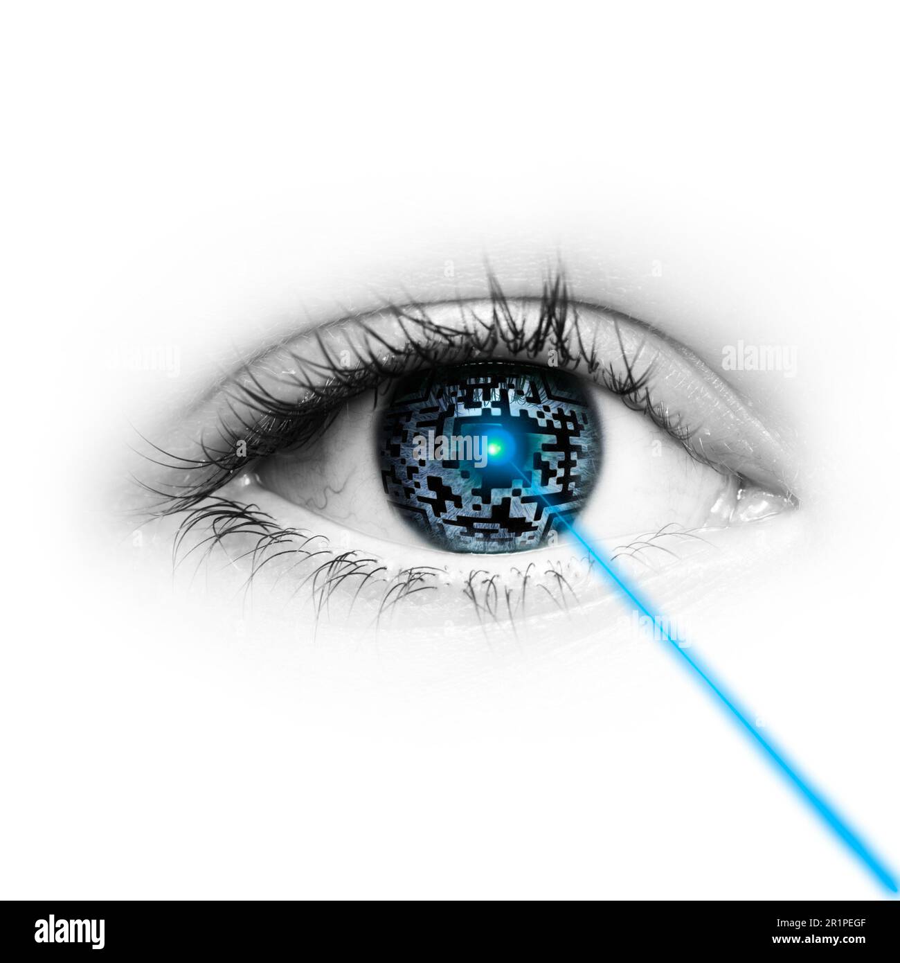 Digital eye screen hi-res stock photography and images - Alamy