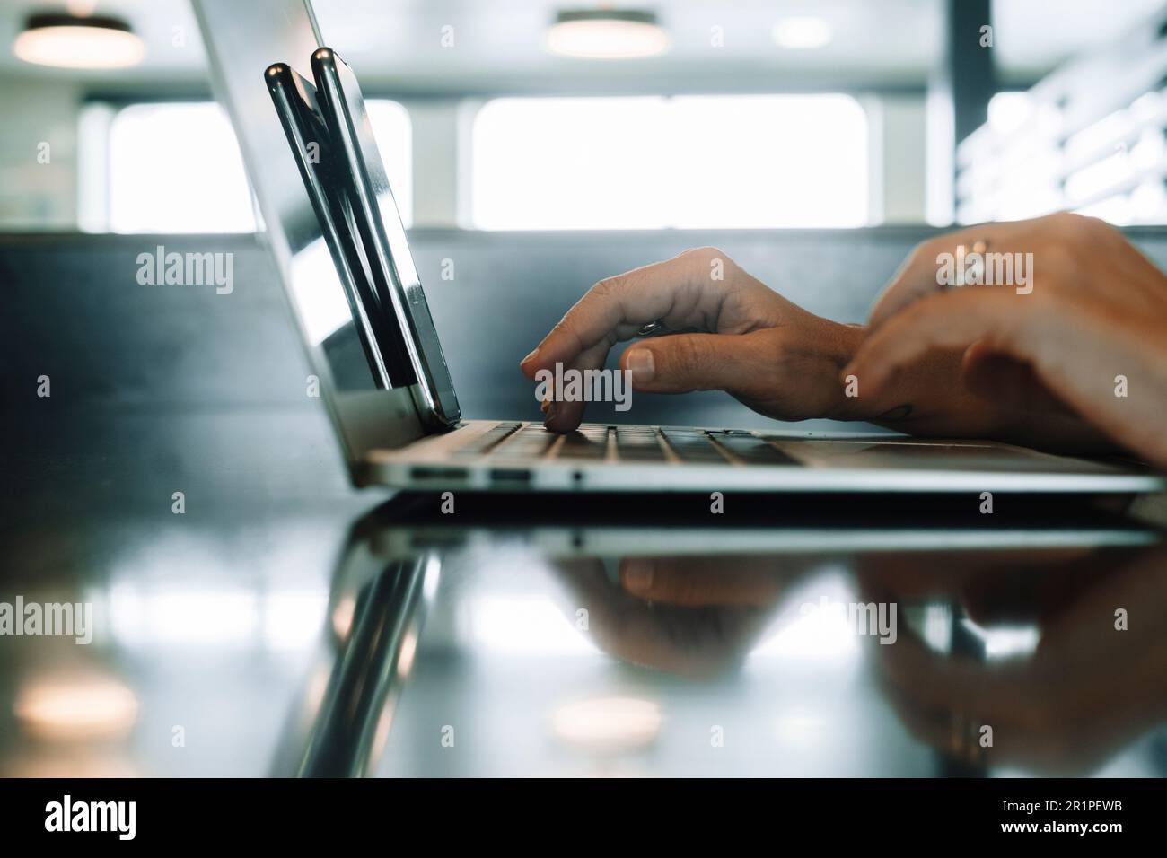 Using computer hand typing hi-res stock photography and images - Alamy