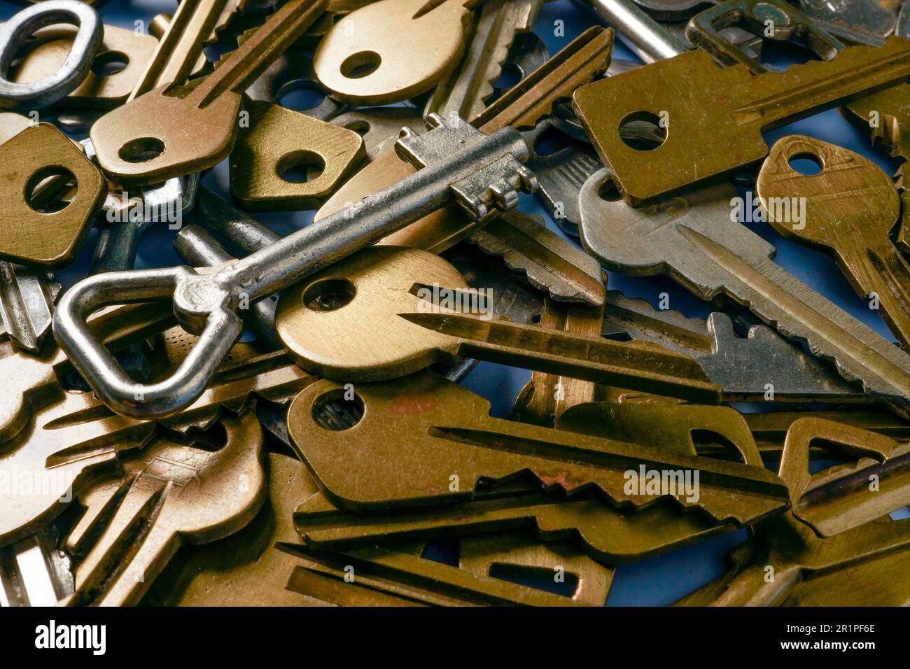 The big key lies on a pile of others. Answer or solution to problem ...