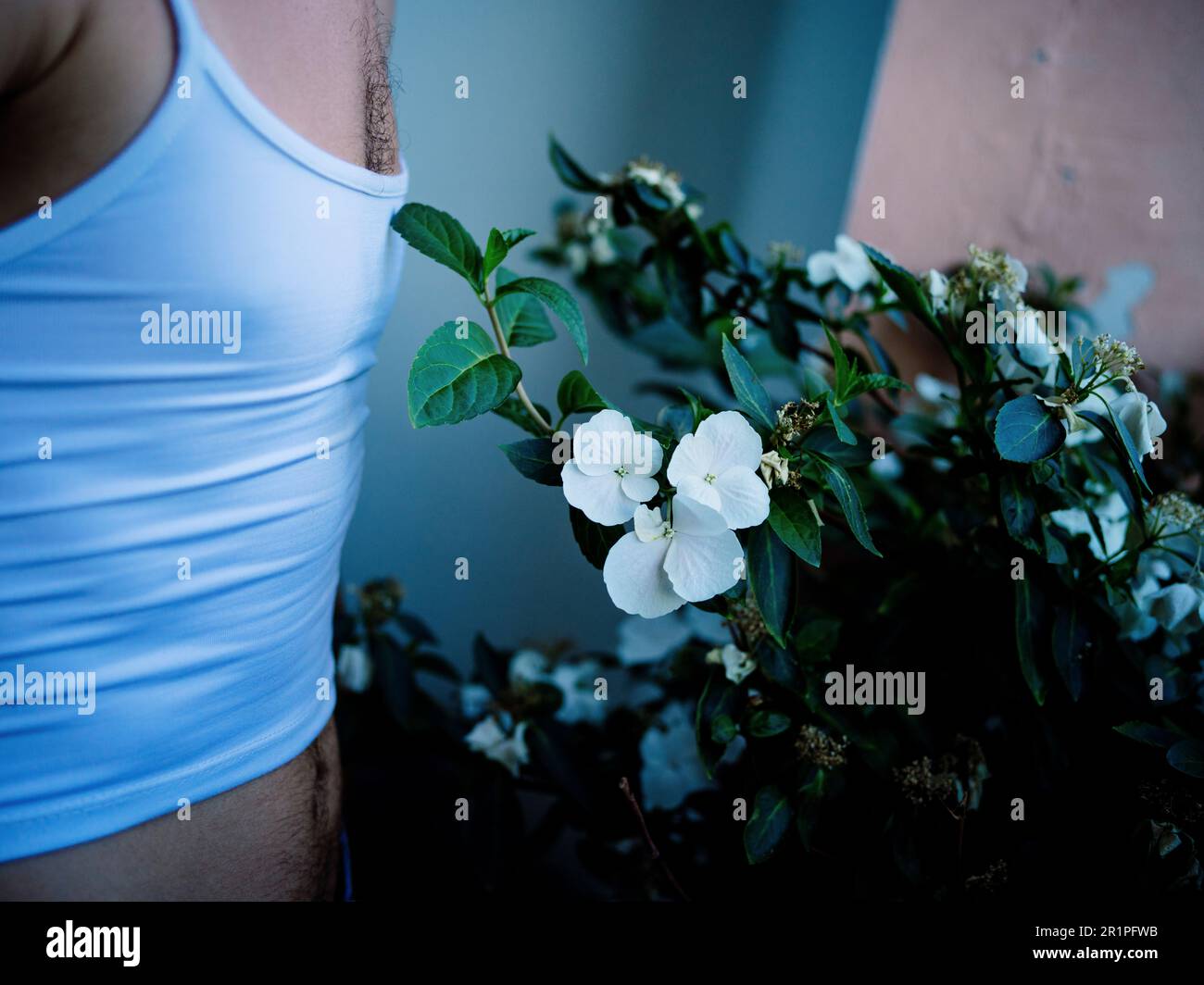 Man on the balcony hi-res stock photography and images - Alamy