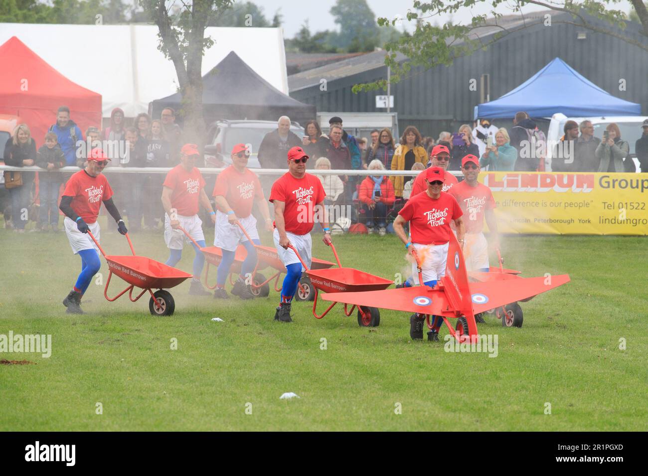 The Barlow Red Barrows The, Barlow Stock Photo - Alamy