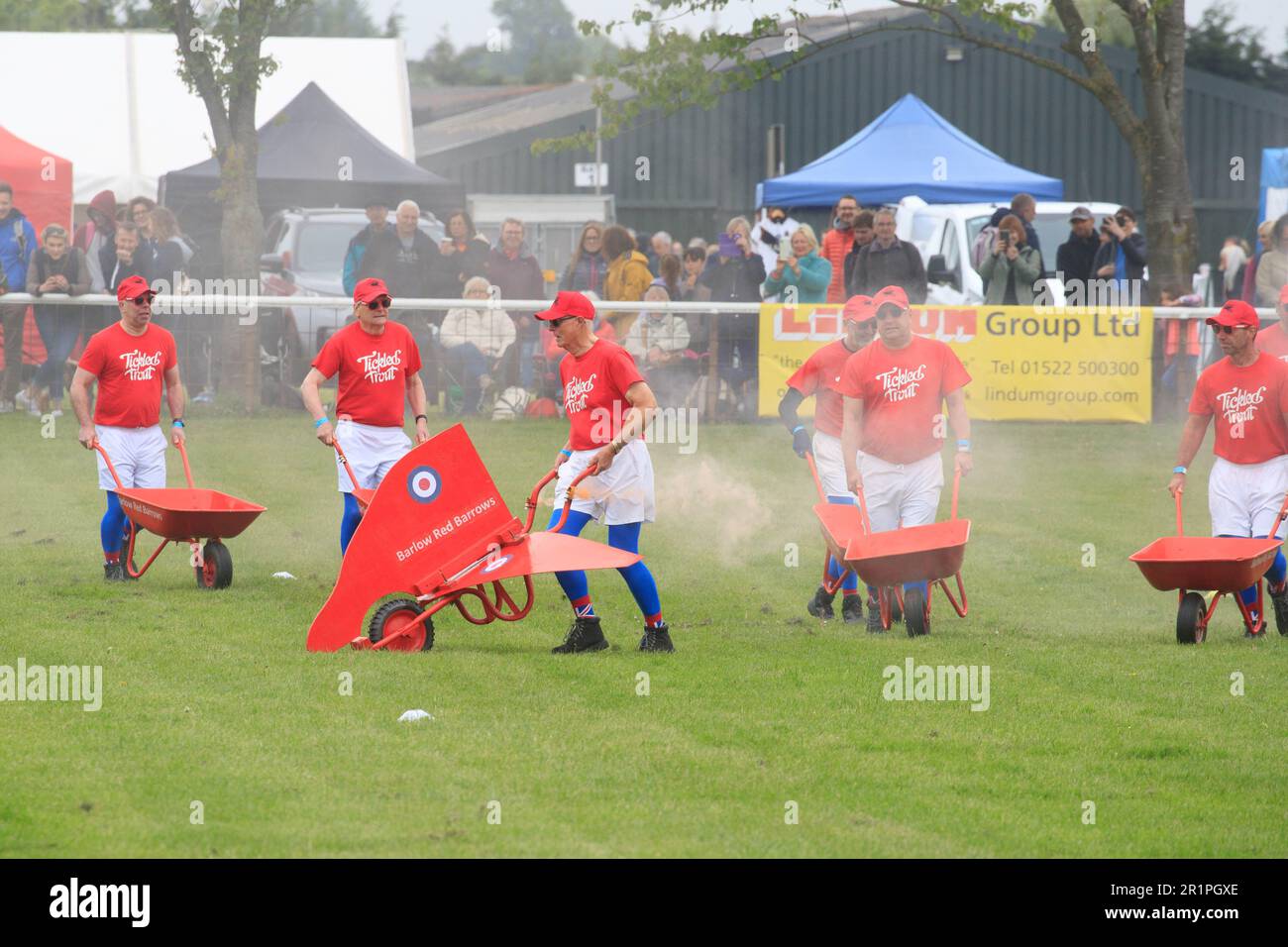 The Barlow Red Barrows The, Barlow Stock Photo - Alamy