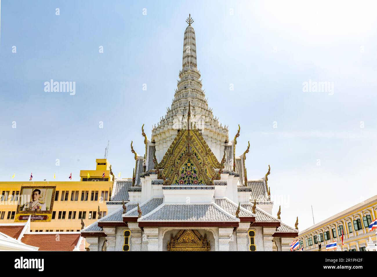 Temple Roof, Bangkok City Pillar Shrine, Bangkok, Thailand, Asia Stock ...