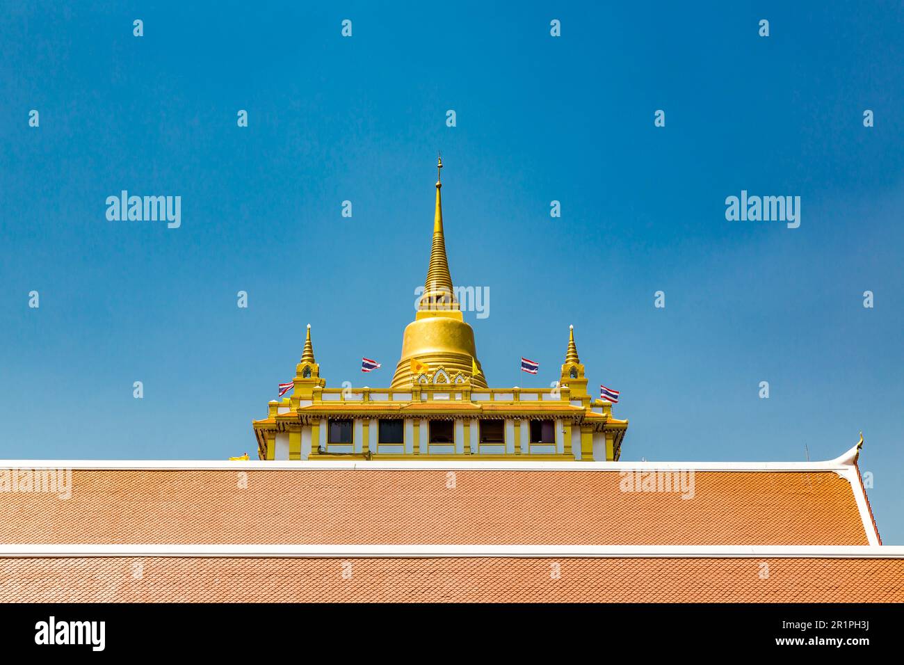 Phu Khao Thong, Chedi on the Golden Mountain, Wat Saket, Temple of the ...
