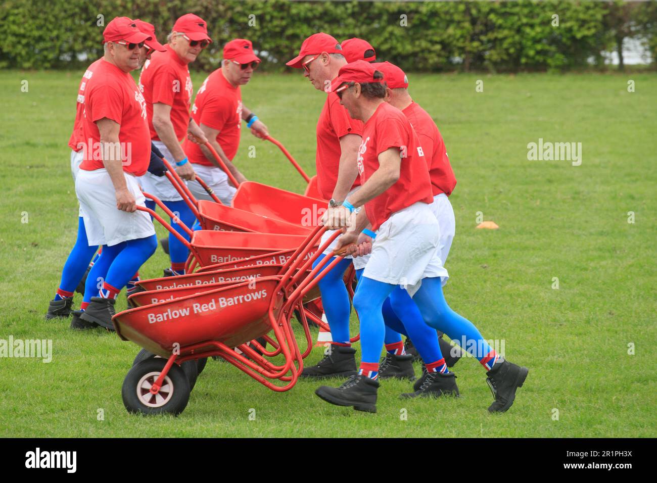 The Barlow Red Barrows The, Barlow Stock Photo - Alamy