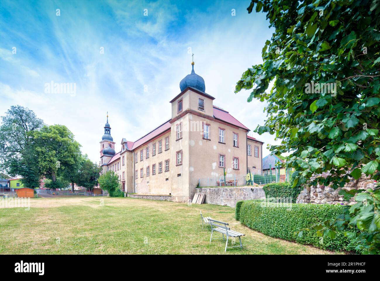 Propstei Zella, architecture, house facade, village view, summer, Zella ...