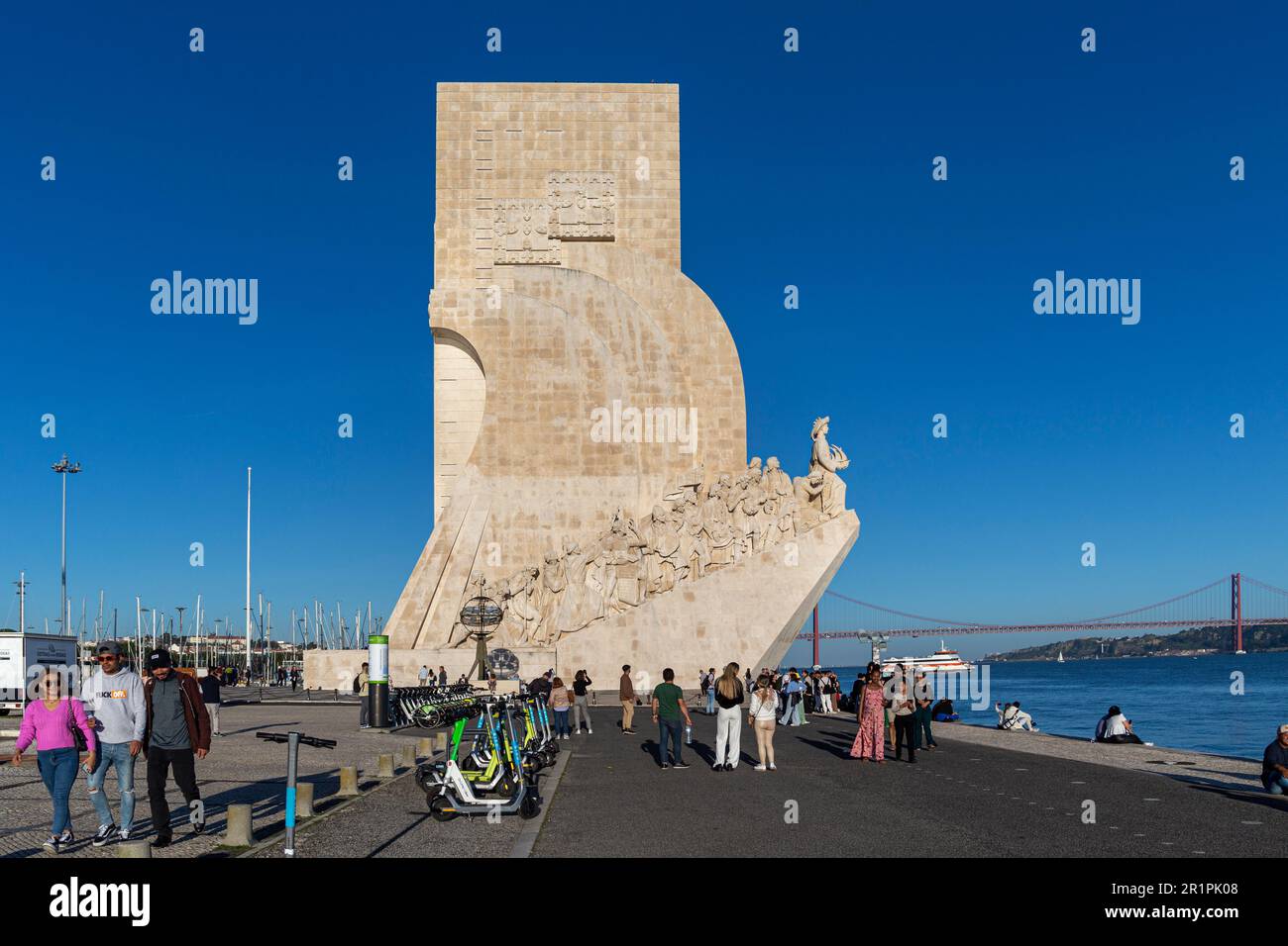 The Monument of the Discoveries, also known as the Padrao dos ...