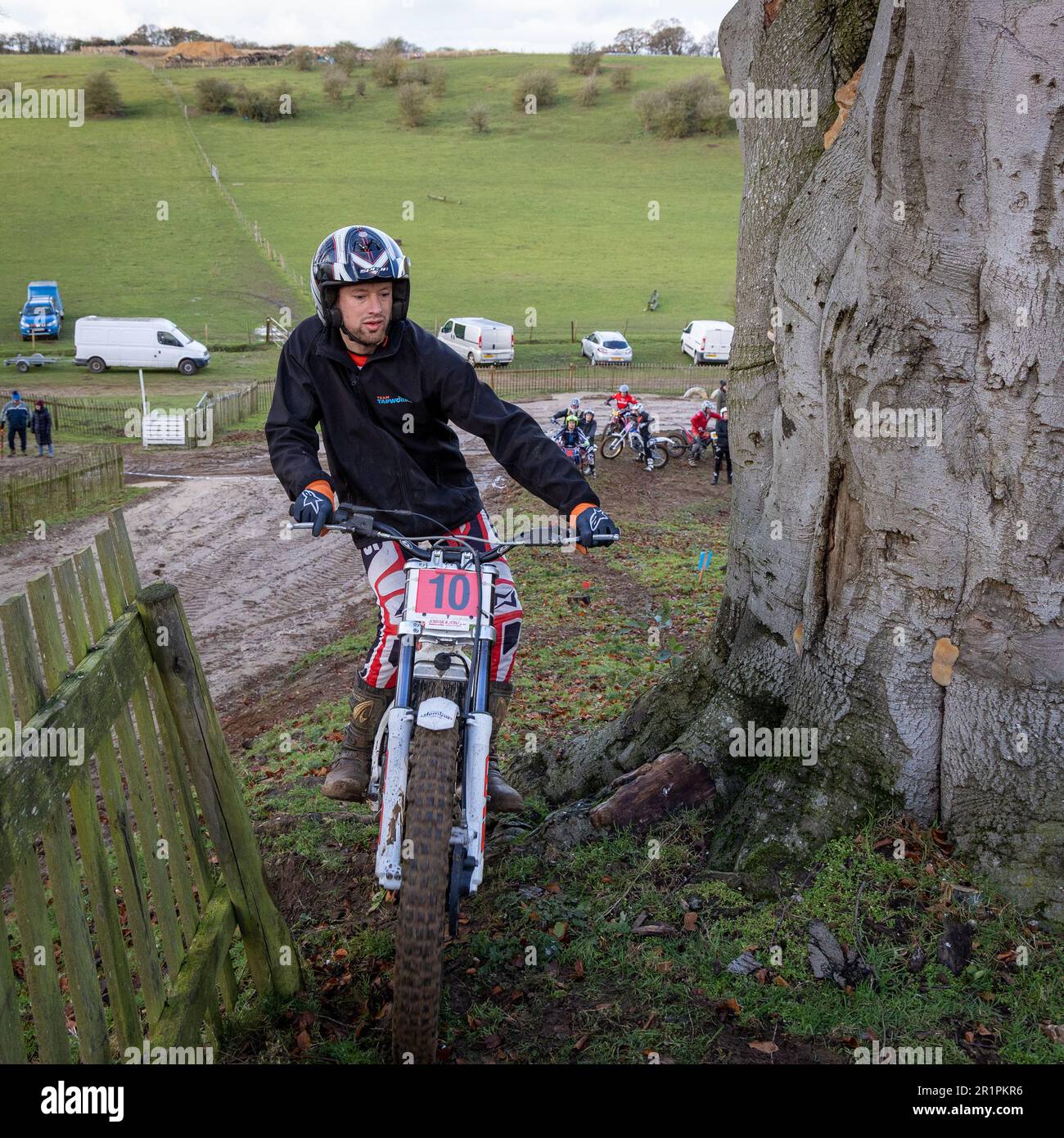 Norwich Vikings Motocross Trials meeting at Cadders Hill, Lyng, Norfolk, UK Stock Photo - Alamy