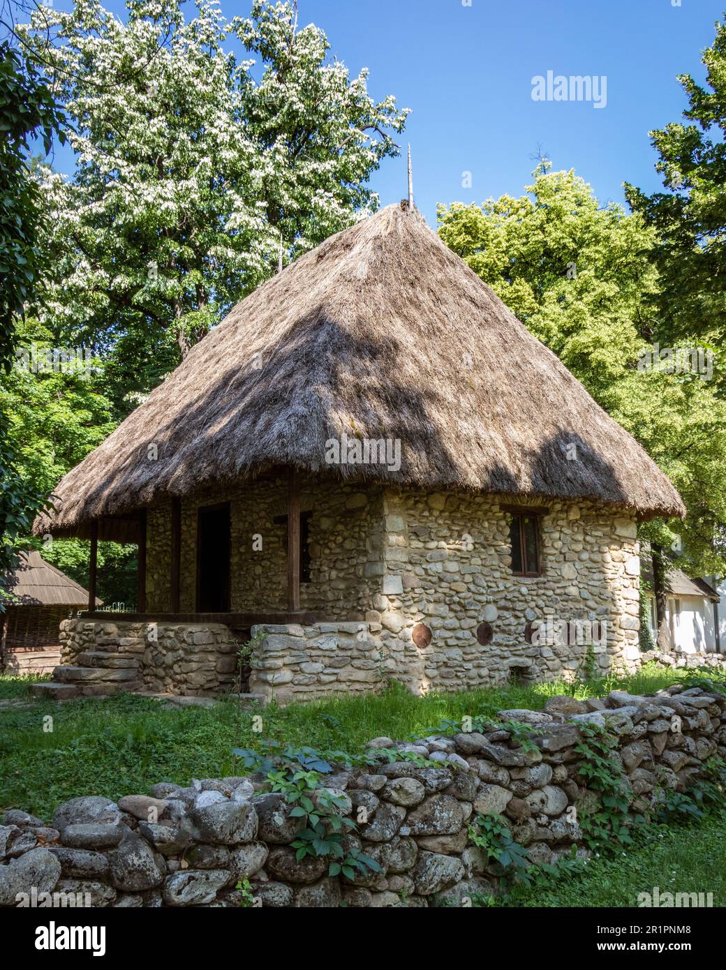 The Village Museum in King Michael I Park, Bucharest, Romania. A ...