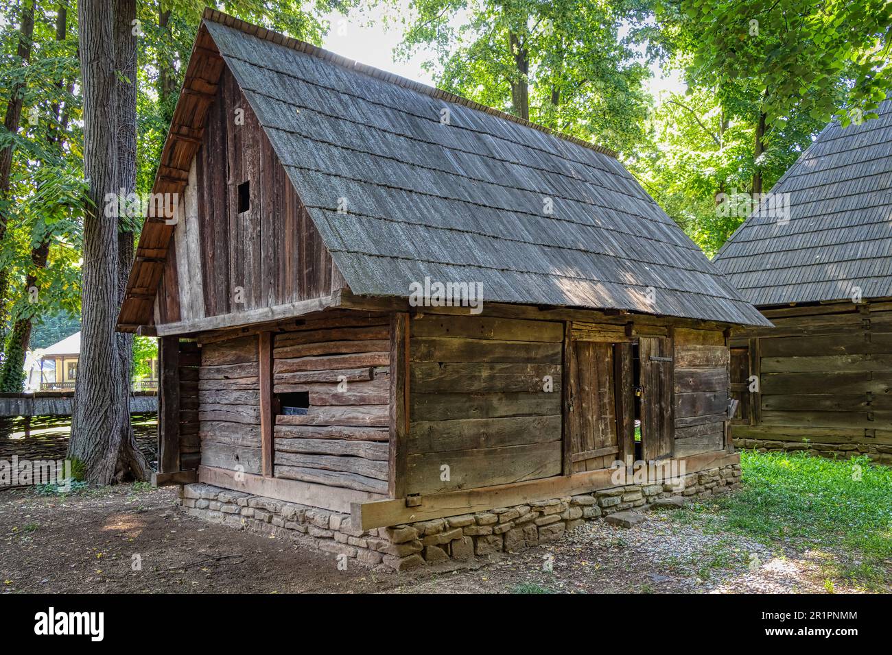 The Village Museum in King Michael I Park, Bucharest, Romania. A ...