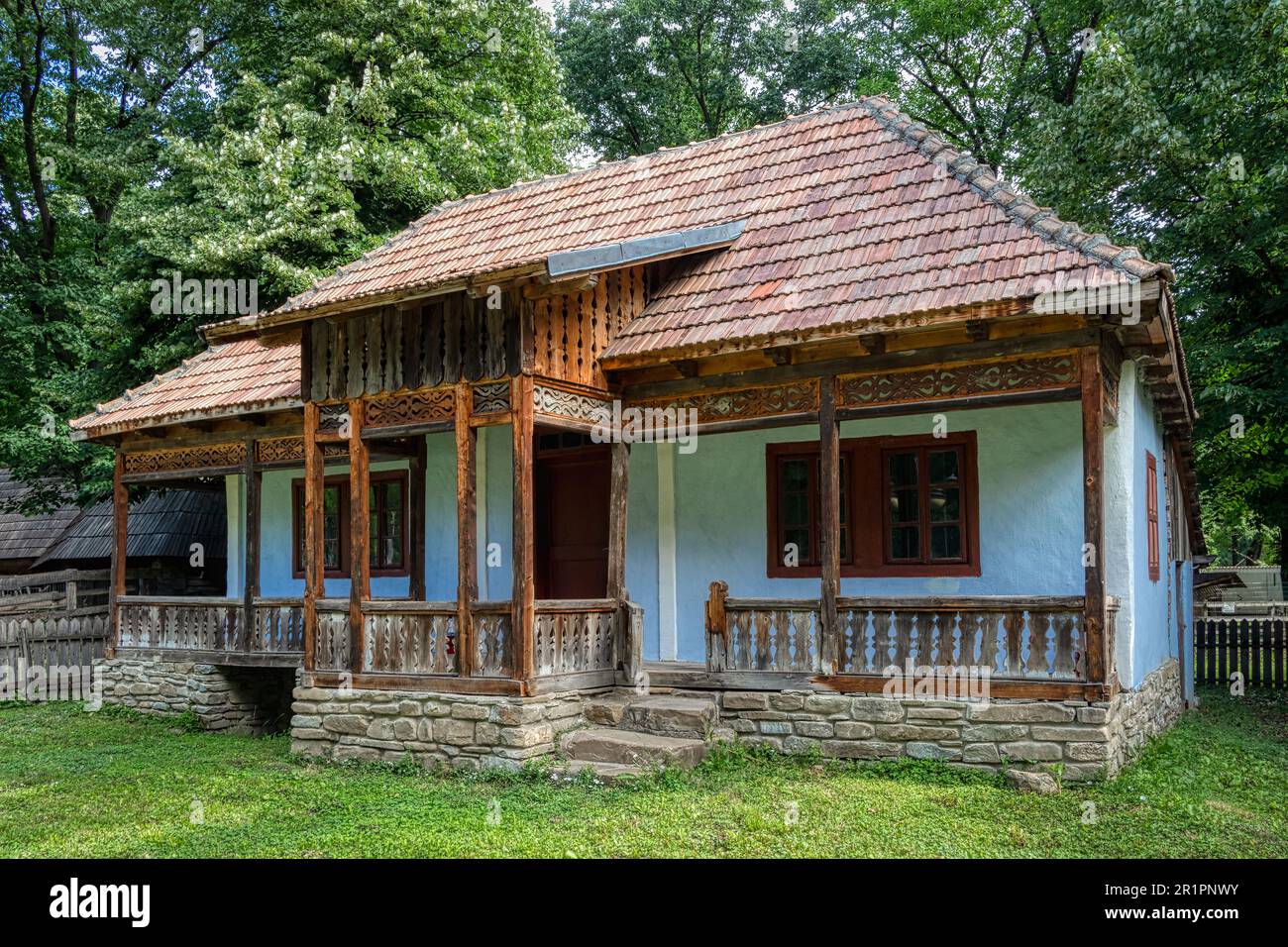 The Village Museum in King Michael I Park, Bucharest, Romania. A ...