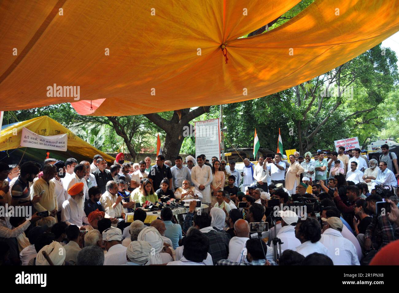 May 15, 2023, New Delhi, Delhi, India: Bhim Sena President Chander ...