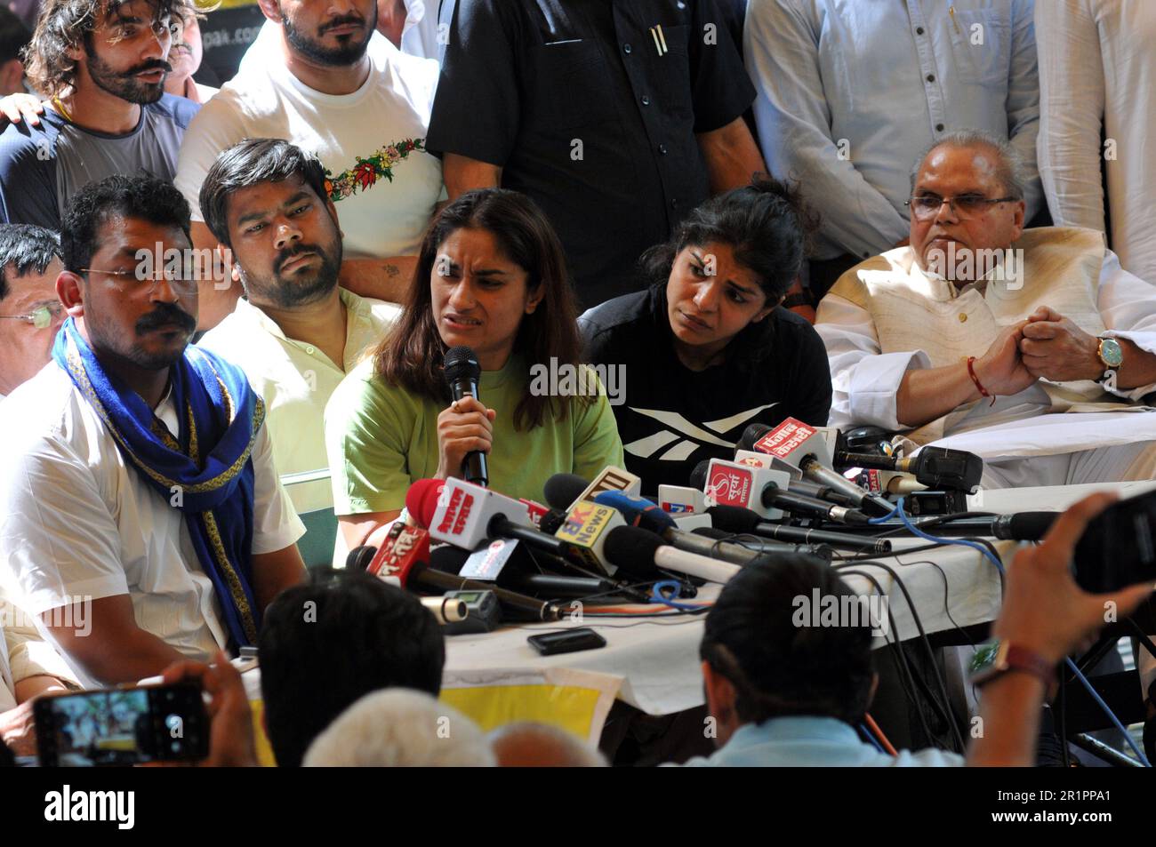 May 15, 2023, New Delhi, Delhi, India: Bhim Sena President Chander ...